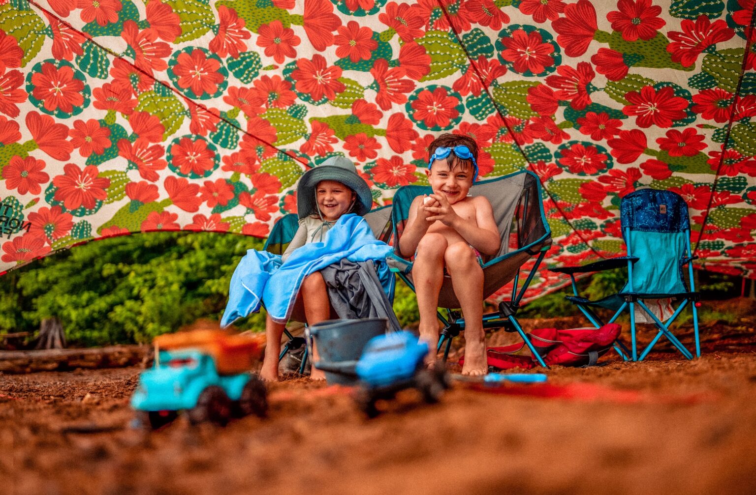 Canot-camping en famille – Parc régional du Poisson Blanc