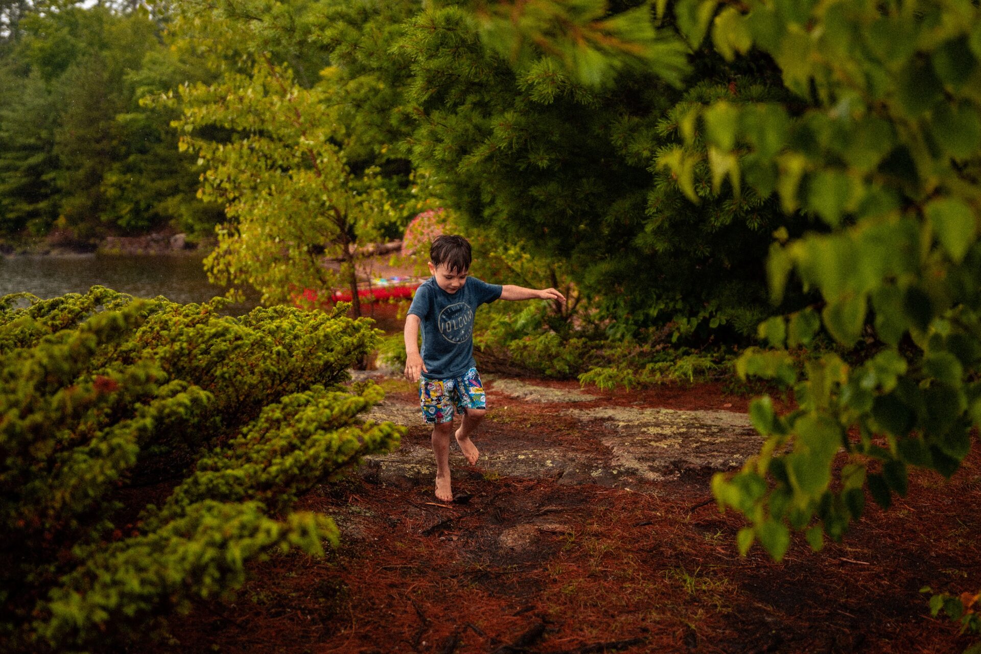 Canot-camping en famille – Parc régional du Poisson Blanc