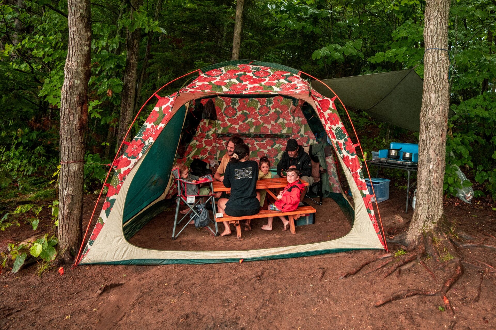Canot-camping en famille – Parc régional du Poisson Blanc