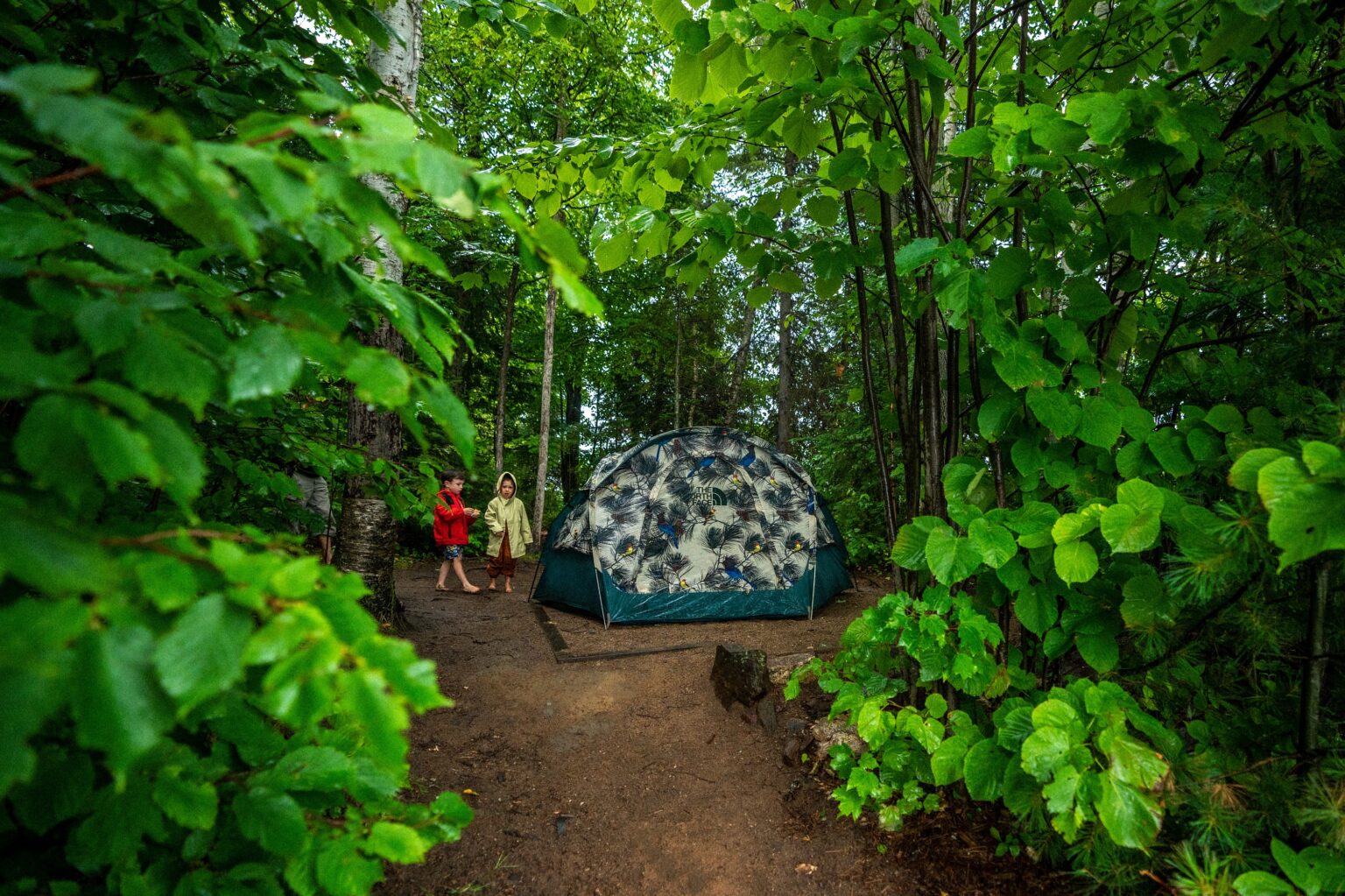 Canot-camping en famille – Parc régional du Poisson Blanc