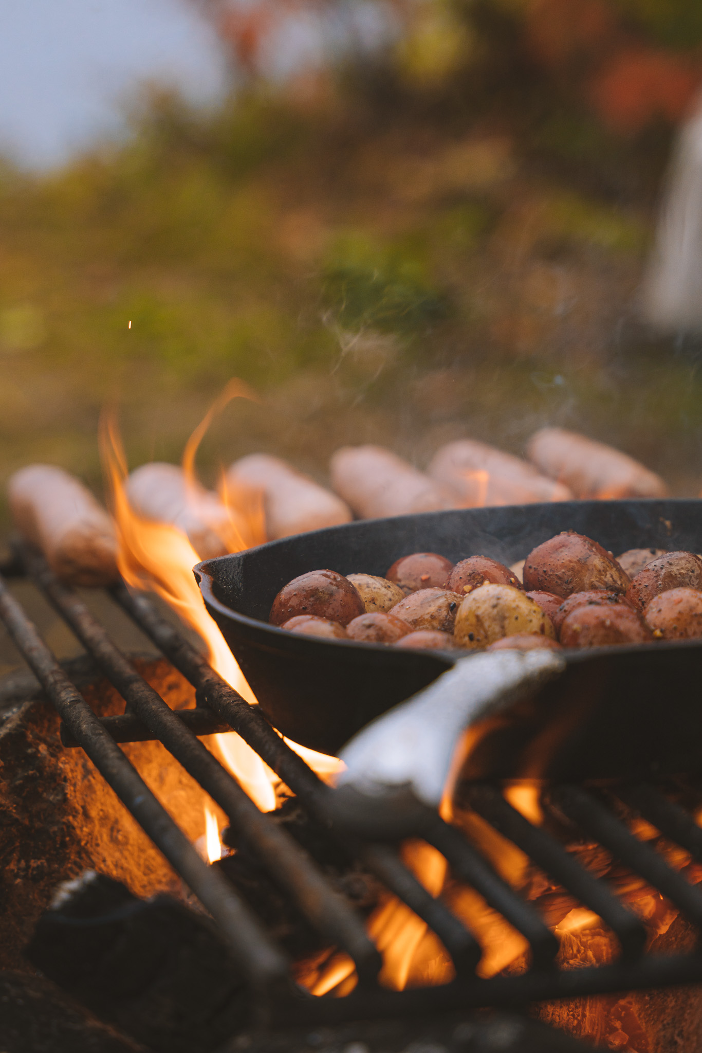 Camping automne Laurentides – Parc régional du Poisson Blanc