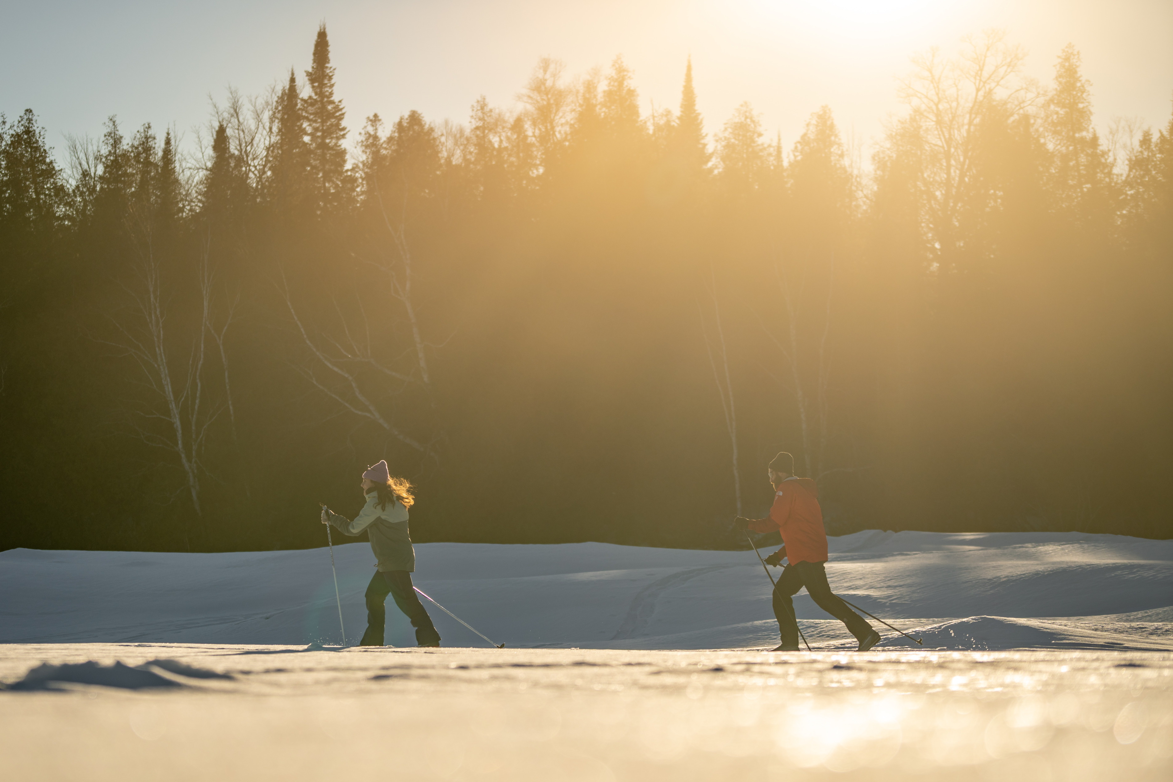 Ski de fond dans les Laurentides – Parc régional du Poisson Blanc